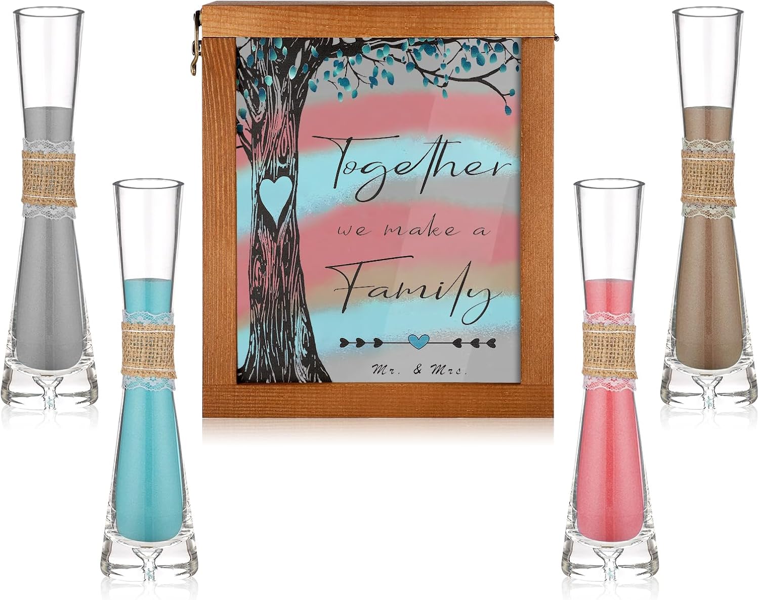 Amazon.com: Threelf Unity Sand for Wedding Ceremony Set,Sand Ceremony ...