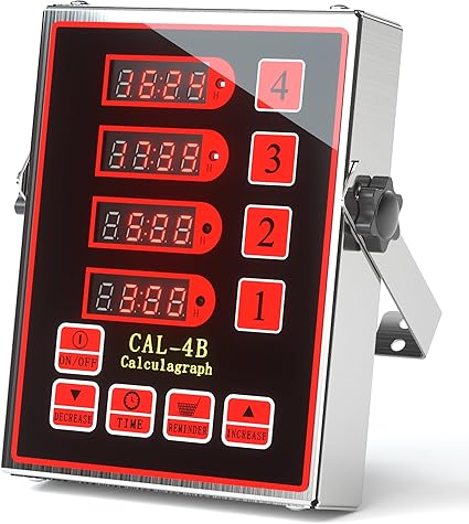 Amazon.com: Commercial Kitchen Timer, 4-Channel Digital Timer for ...