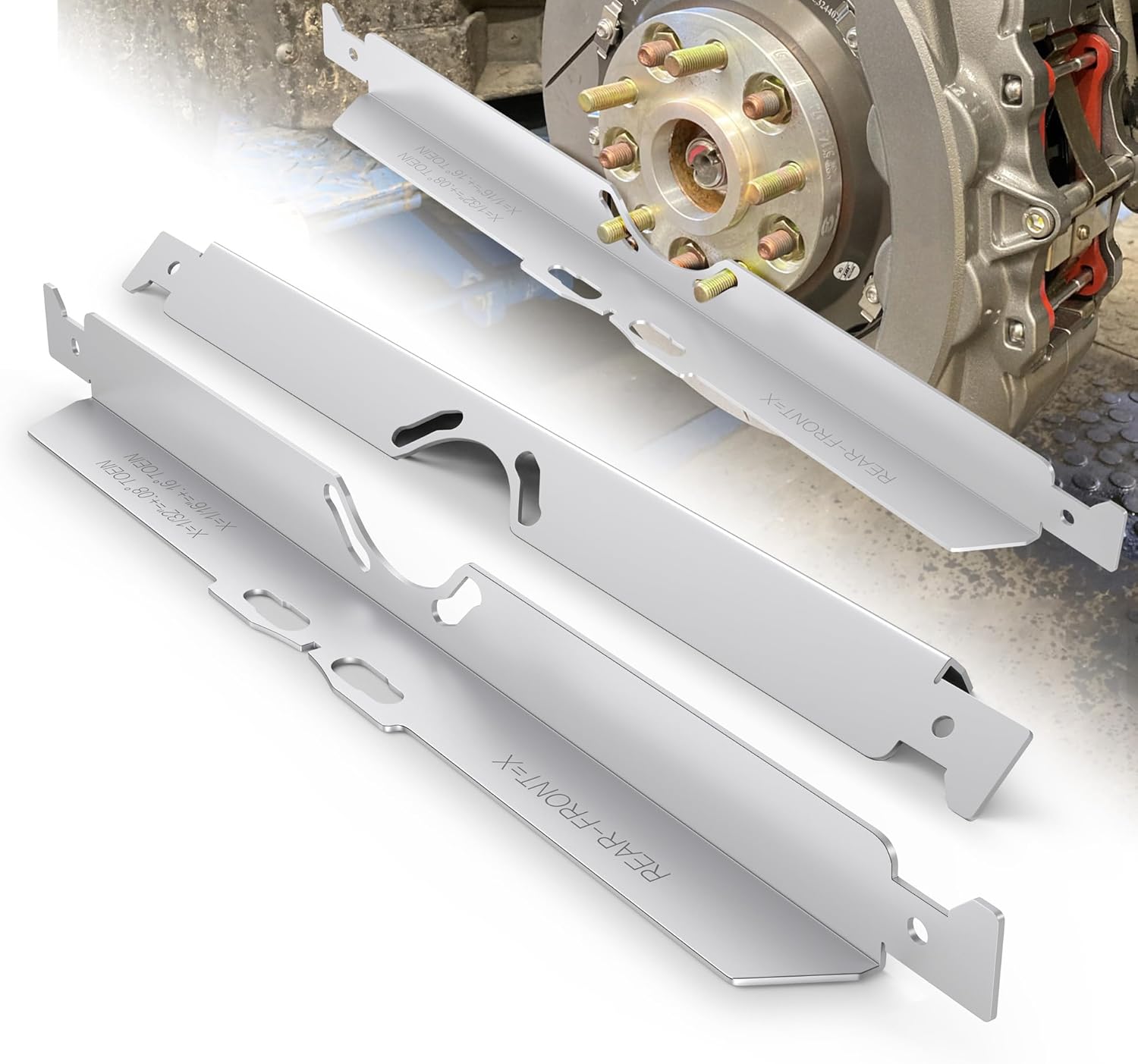 Amazon.com: ruiru bro 2 Pcs Wheel Toe Alignment Tool Plate,Heavy Duty ...