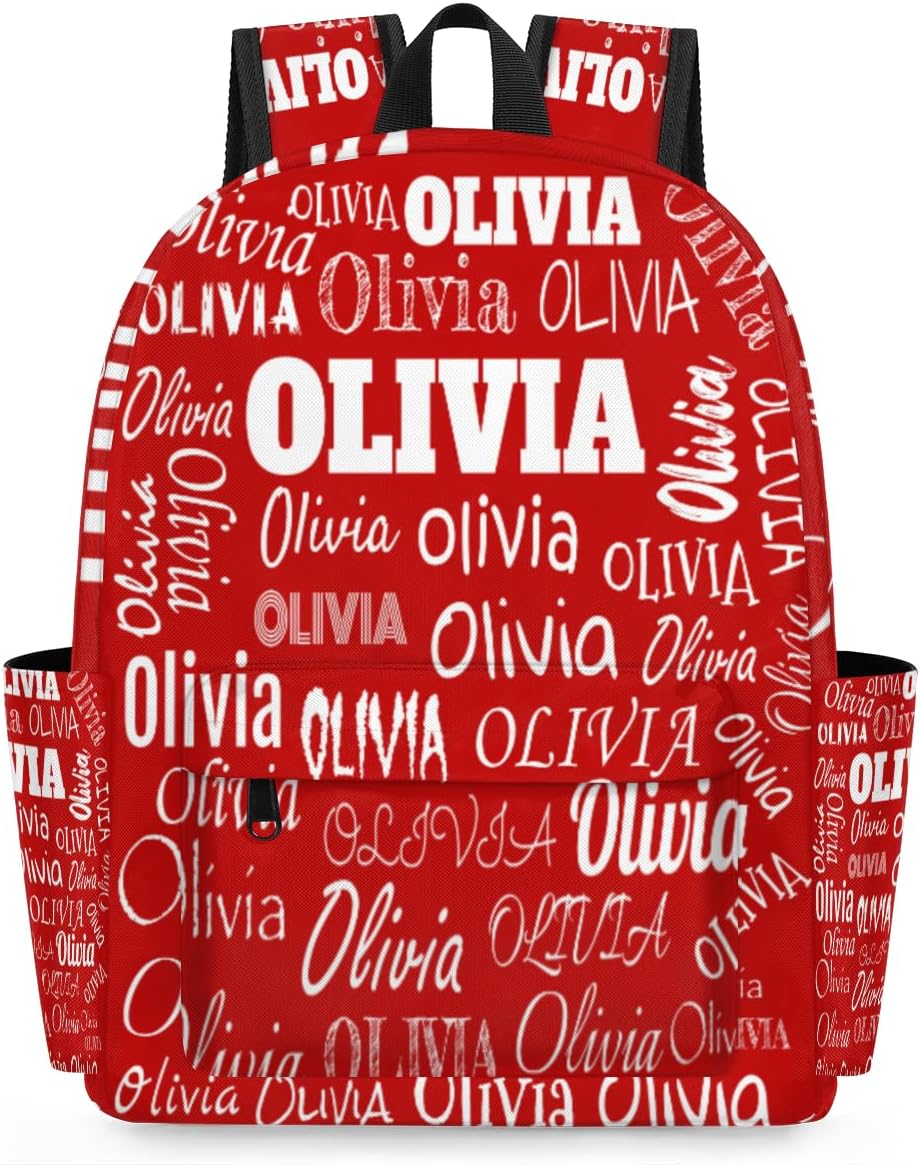 Amazon.com | KFNHN Personalized Toddler Kids Backpack, Custom Name ...