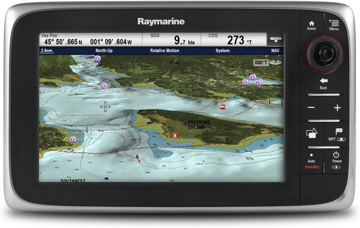 Raymarine c97 9-Inch Multifunction Display Marine GPS System with Built ...