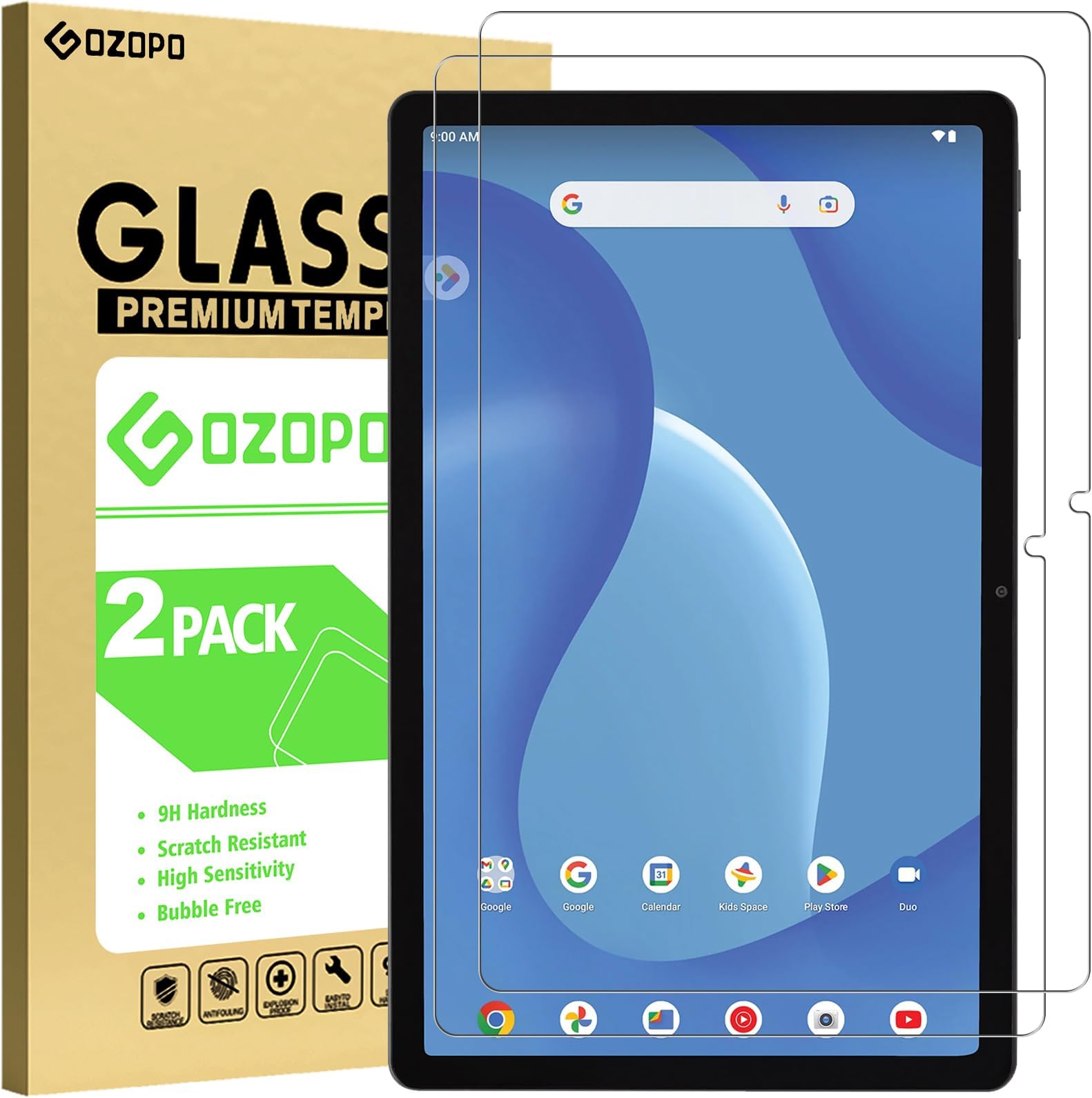 Amazon.com: GOZOPO [2 Pack Screen Protector for Onn 11 inch Tablet Pro ...