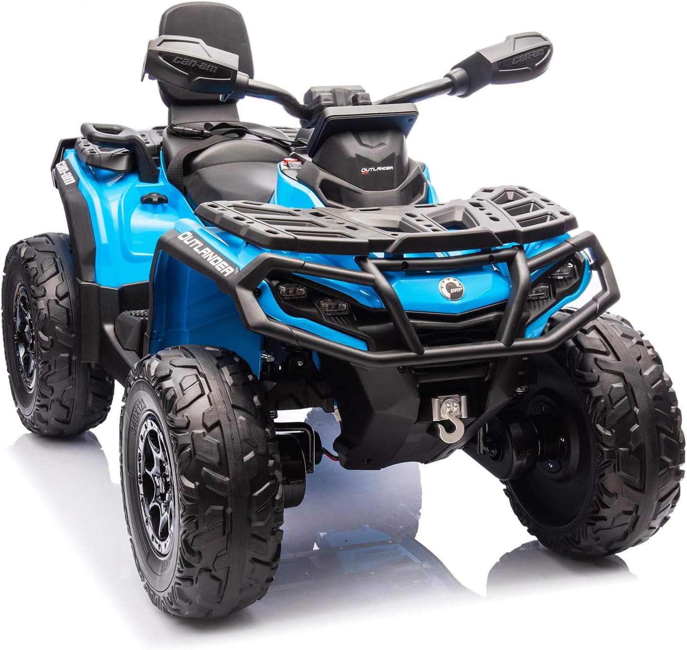 Amazon.com: 2 Seater Ride On ATV for Kids, 24V Licensed Can-Am Electric ...