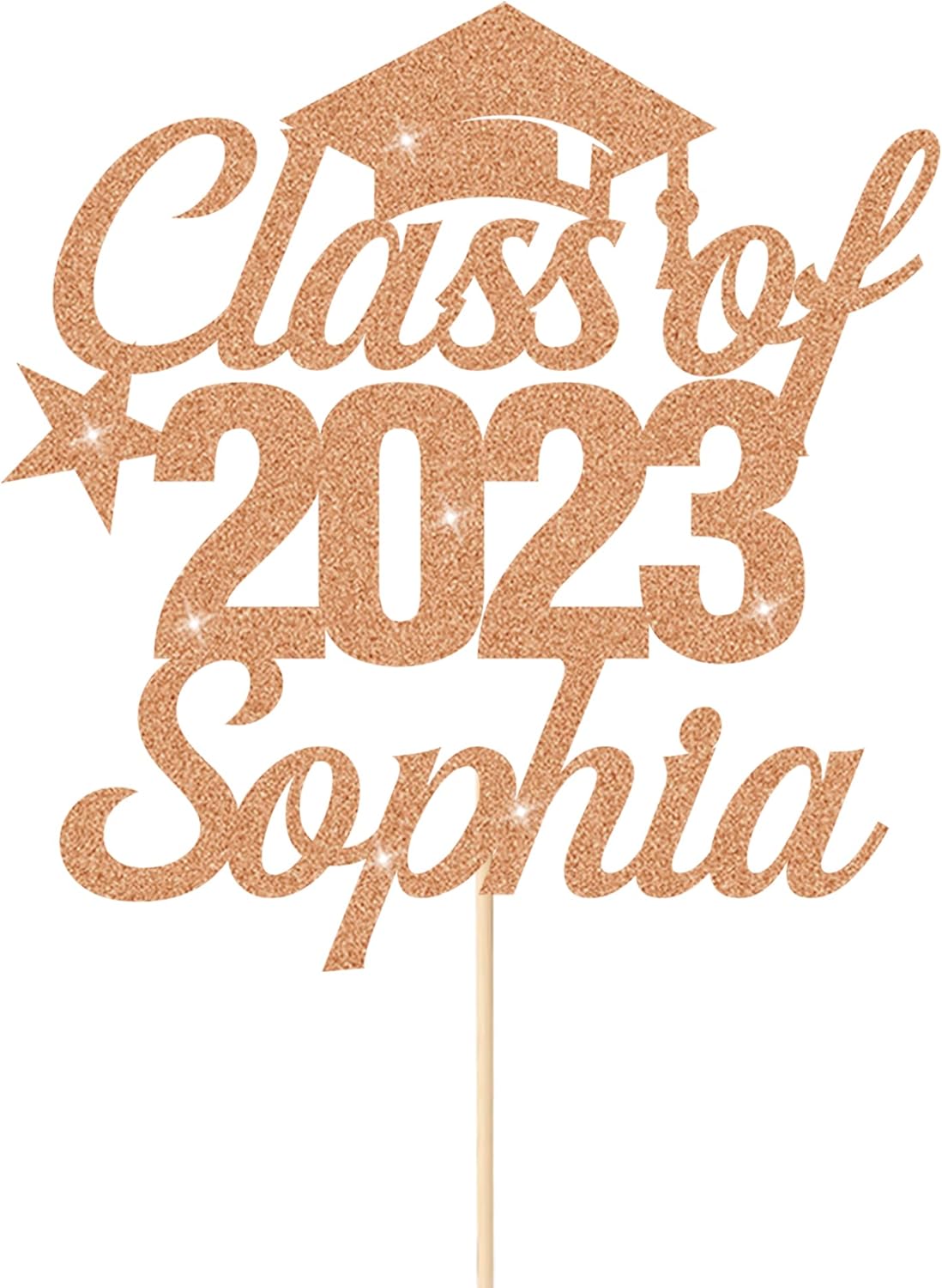 Amazon.com: Personalized Graduation Cake Topper Class Of 2023 Cake ...
