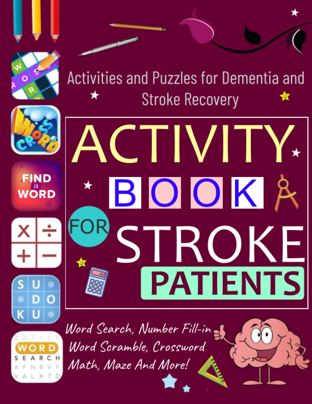 Buy Activity Book For Stroke Patients Activities And Puzzles For buy-activity-book-for-stroke-patients-activities-and-puzzles-for