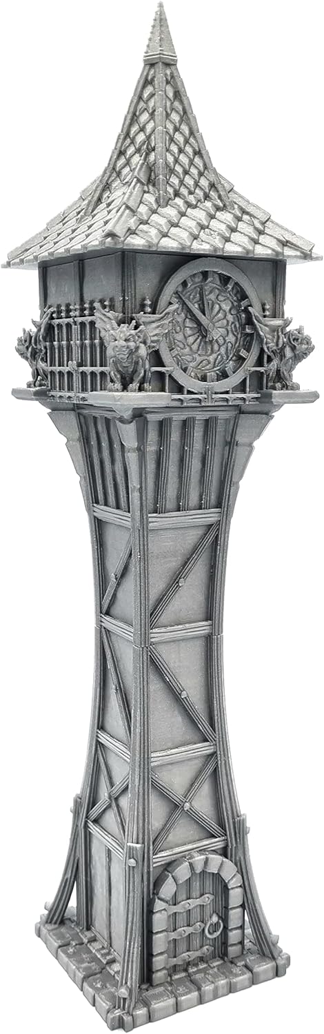 QP3D Clock Tower - Medieval Fantasy Battle House Terrain Scenery for ...