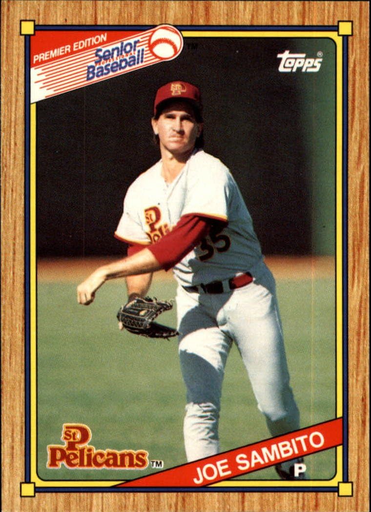 Amazon.com: 1989 Topps Senior League Baseball Card #95 Joe Sambito ...