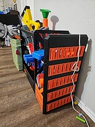 Amazon.com: NERF Elite Blaster Rack - Storage for up to Six Blasters ...