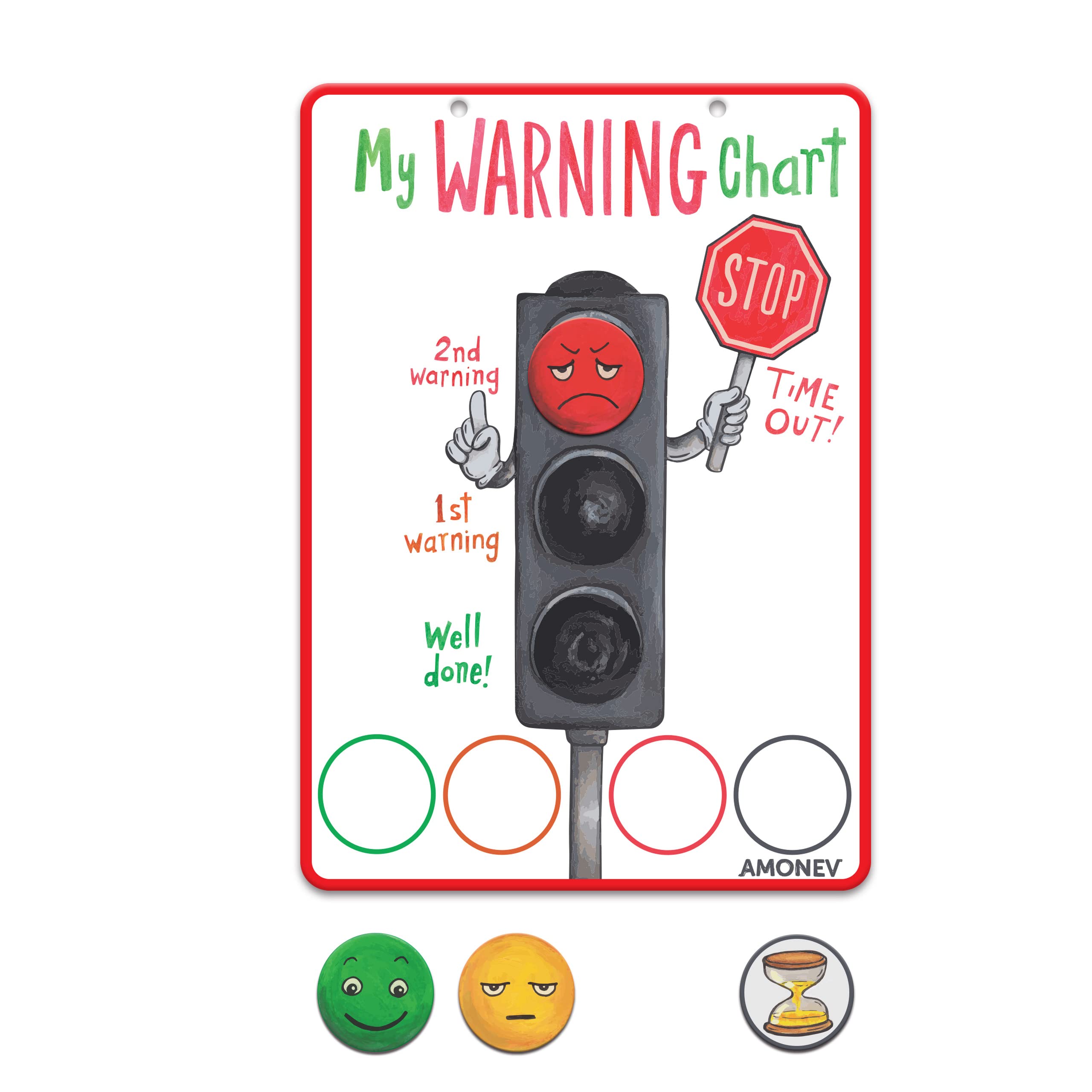 Snapklik.com : Behaviour Chart Magnetic Warning Chart Great For ...