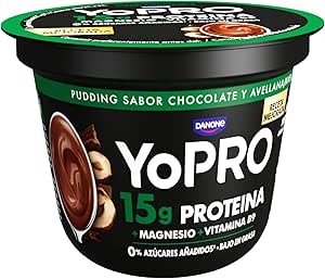 YOPRO PUDDING CHOCO - AVELLANA 150G : Amazon.es: Alimentación y bebidas