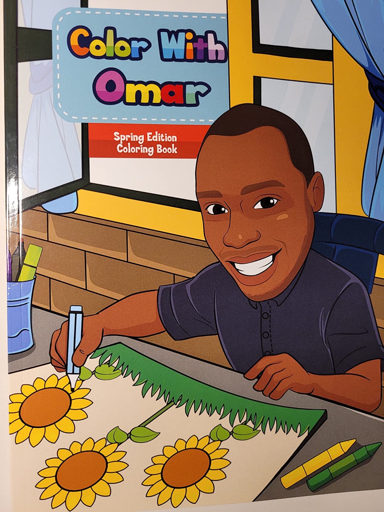 Color With Omar: Spring Edition Coloring Book: Thomas, Omar Tyrese ...