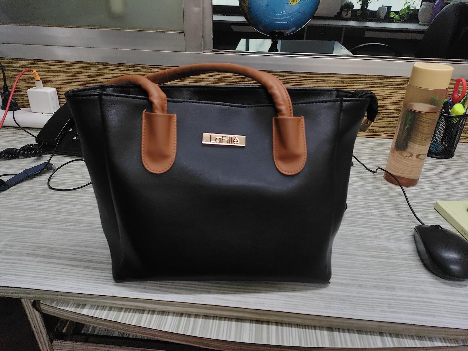 Buy LaFille Women's Handbag, Tote Bag, Ladies Purse , Combo Set Of 5 ...