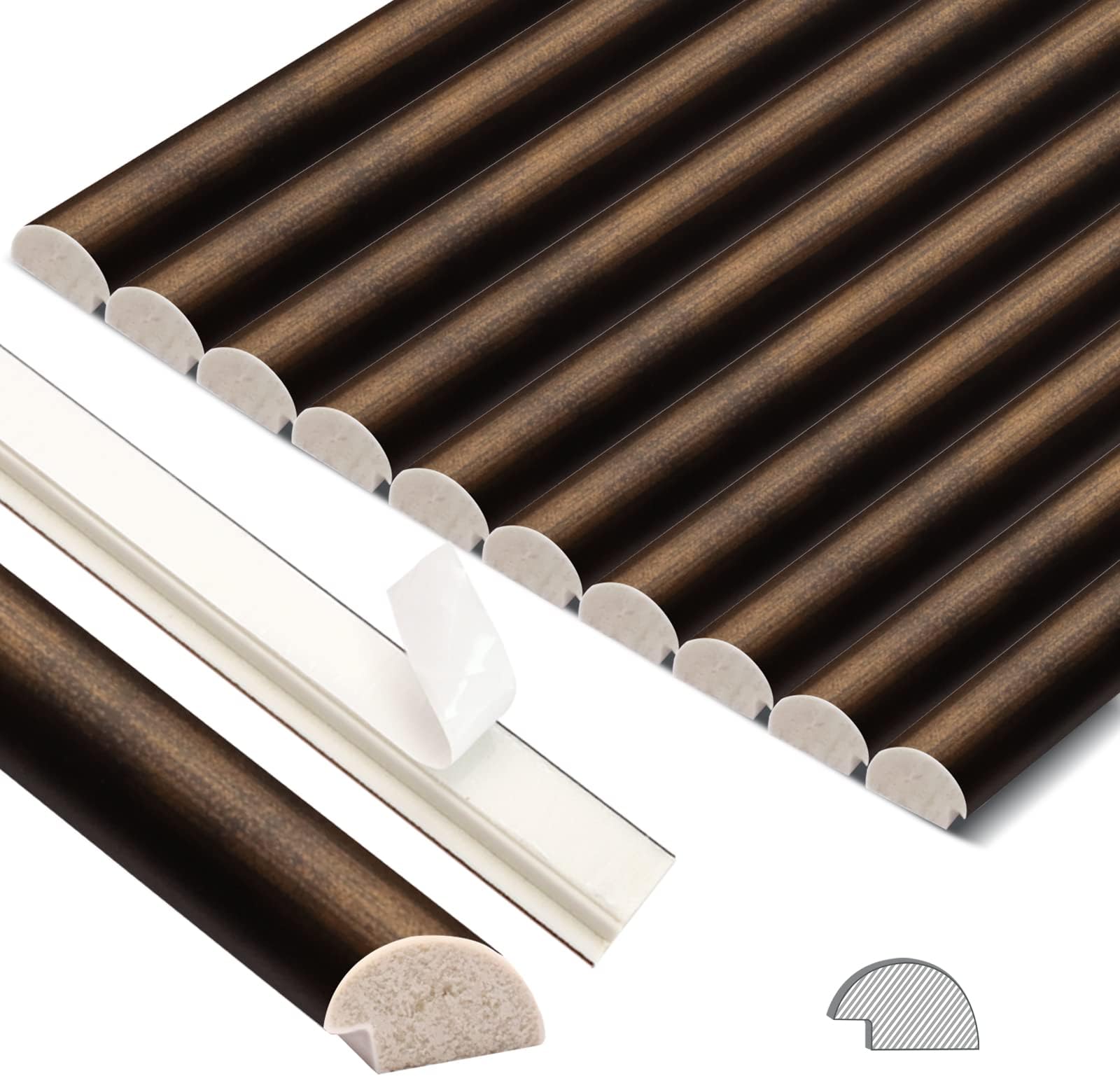 STICKGOO Thicker Design Peel and Stick Tile Backsplash & 10-Pack Tile ...