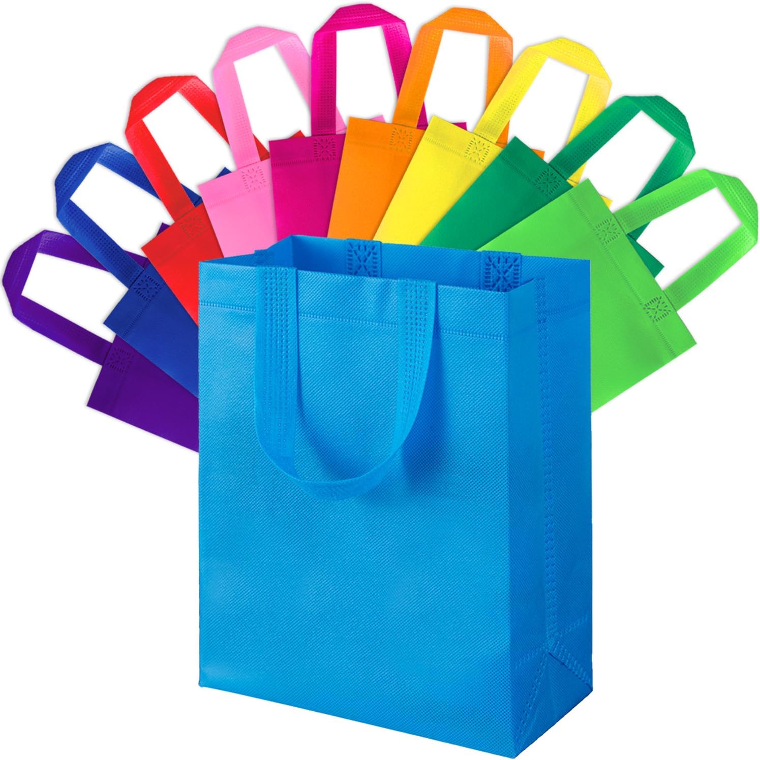Amazon.com: Coume 48 Sets Back to School Gifts Bags Rainbow Gift Bags ...