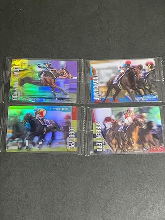 Amazon.co.jp: Thoroughbred Horse Collection Twin Wafers 2R Set of 4 ...