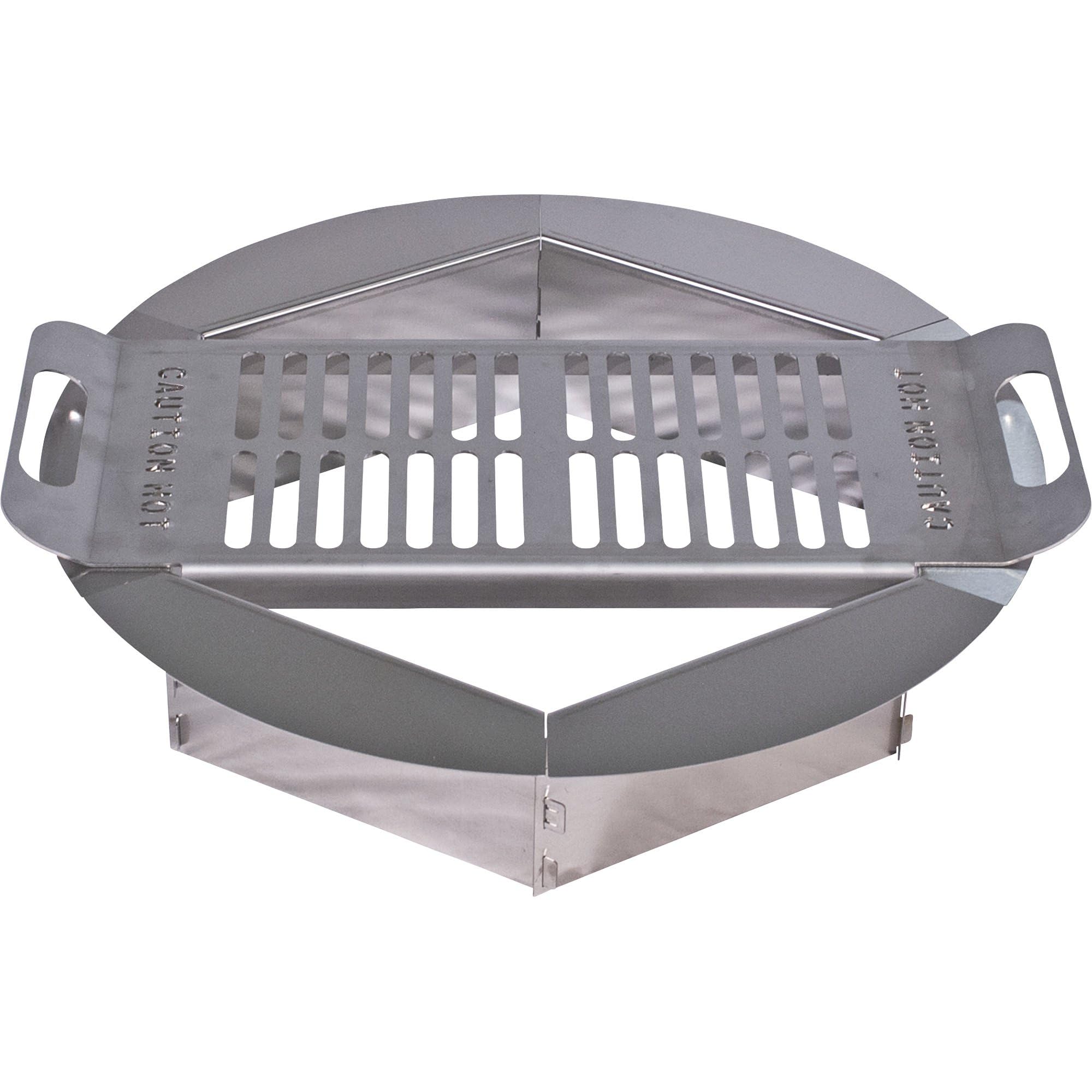 Amazon.com: Stainless Steel Firering with Drop-in-Grate - Made in USA ...