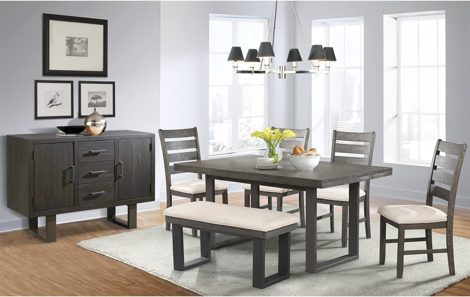Amazon.com - Picket House Furnishings Sullivan Dining Table, 4 Side ...