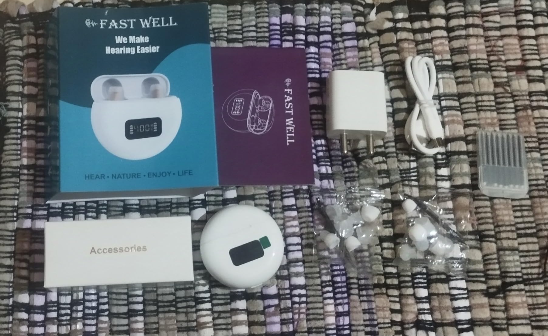 Fastwell F19L CIC Rechargeable Hearing aid With Magnetic suction ...