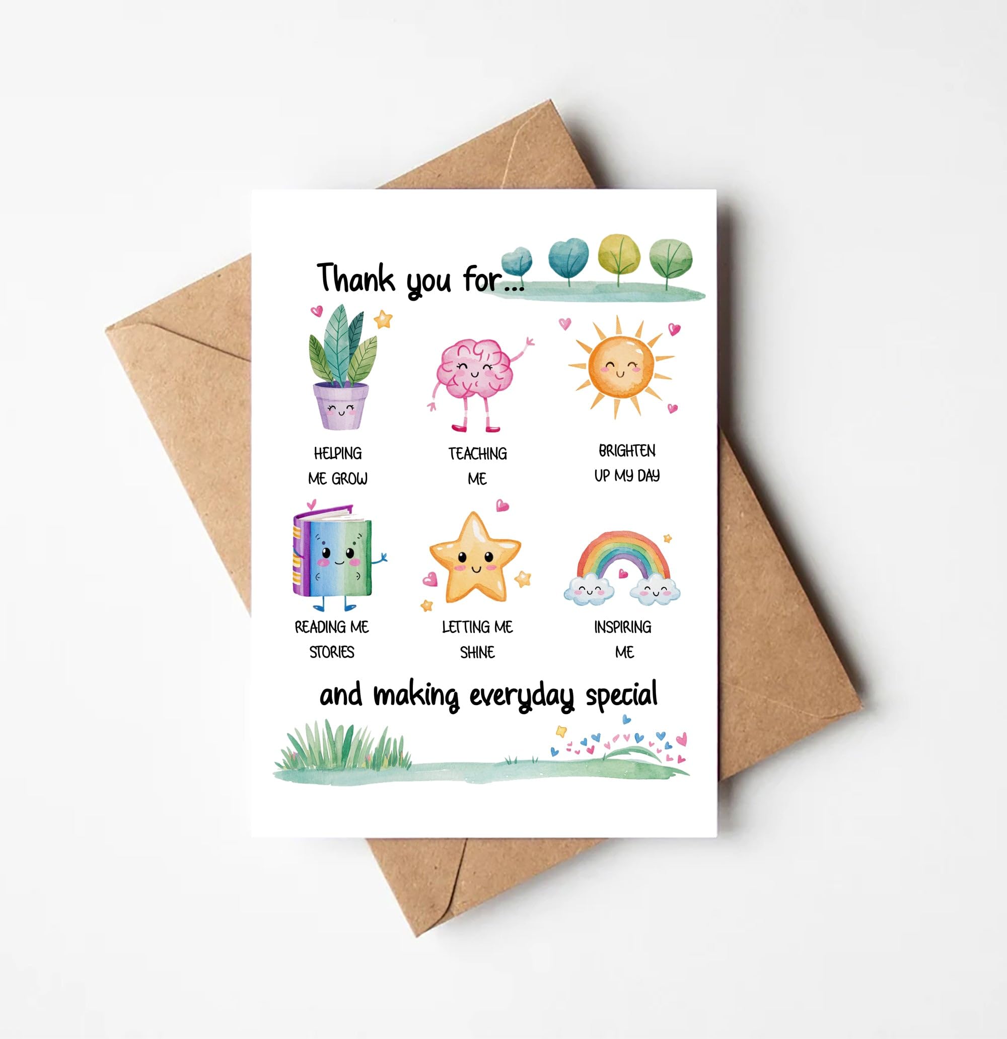 Ideas Para Tarjetas De Agradecimiento A Los Maestros Tarjeta Giratoria