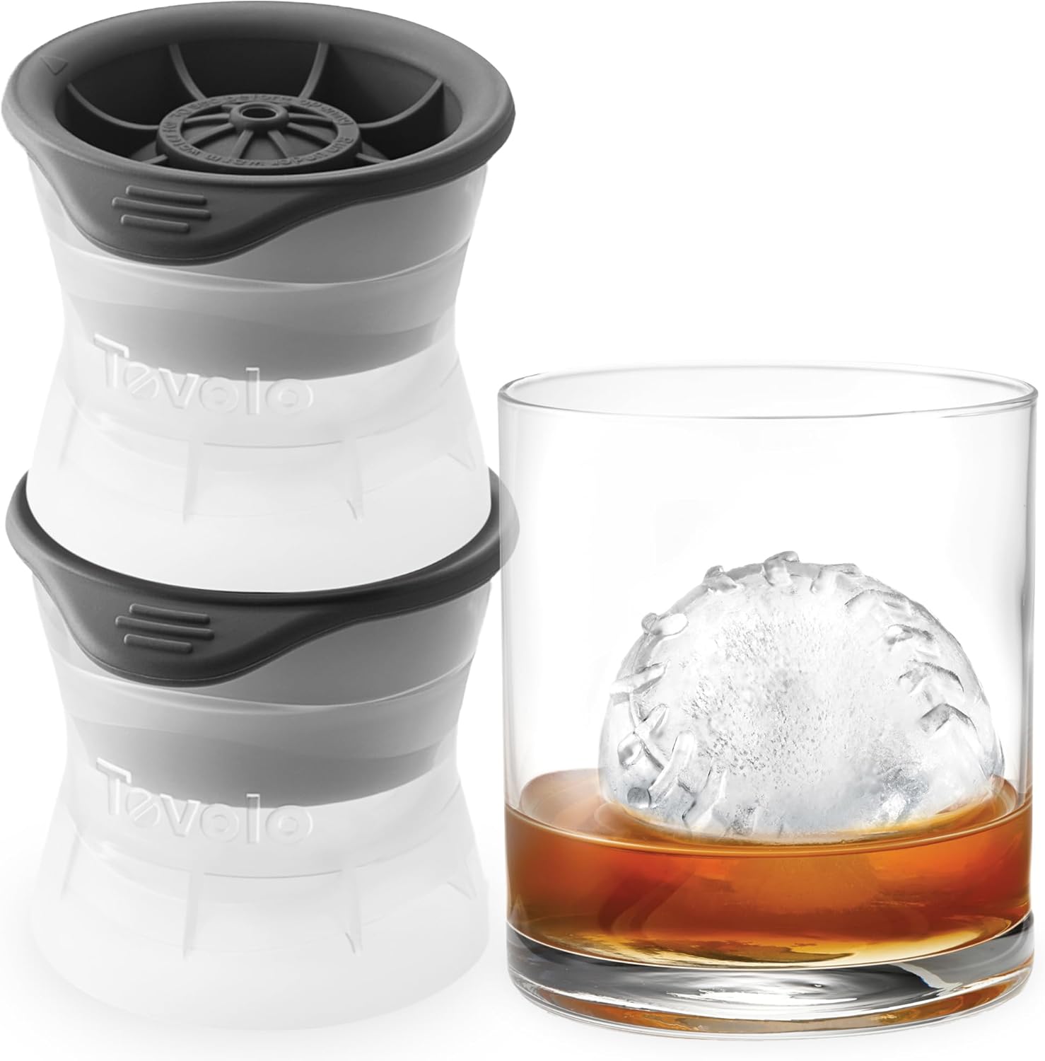 Amazon.com: Tovolo Craft Ice Molds – Baseball 2.5” Large Sports Ice ...