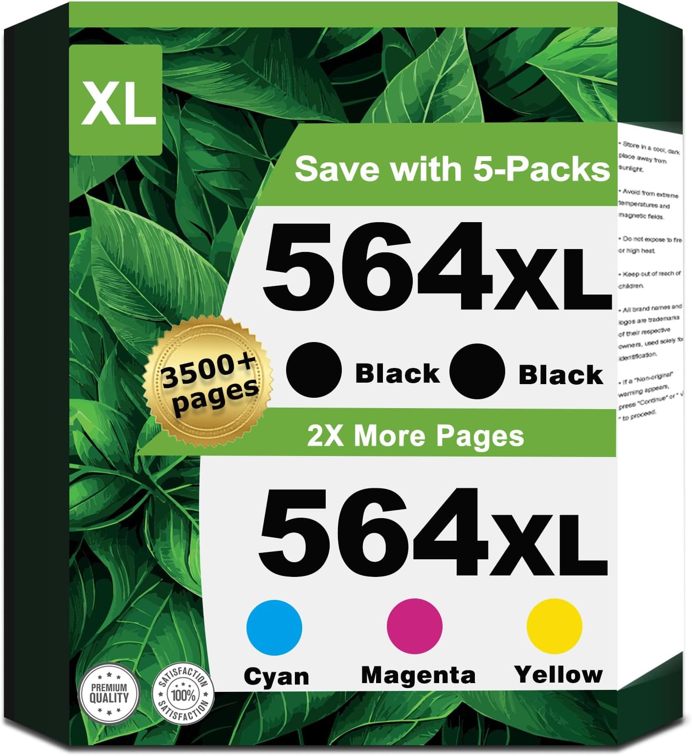 Amazon.com: HP Original 564 Cyan, Magenta, Yellow / 564XL Black Ink (4 ...