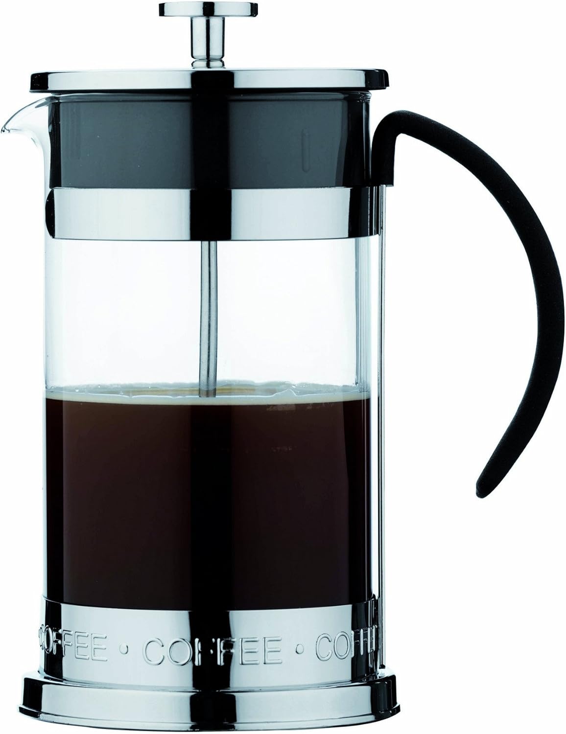 Amazon.com: Grunwerg Café Ole 8 Cup Nuvo Glass & Stainless Steel ...