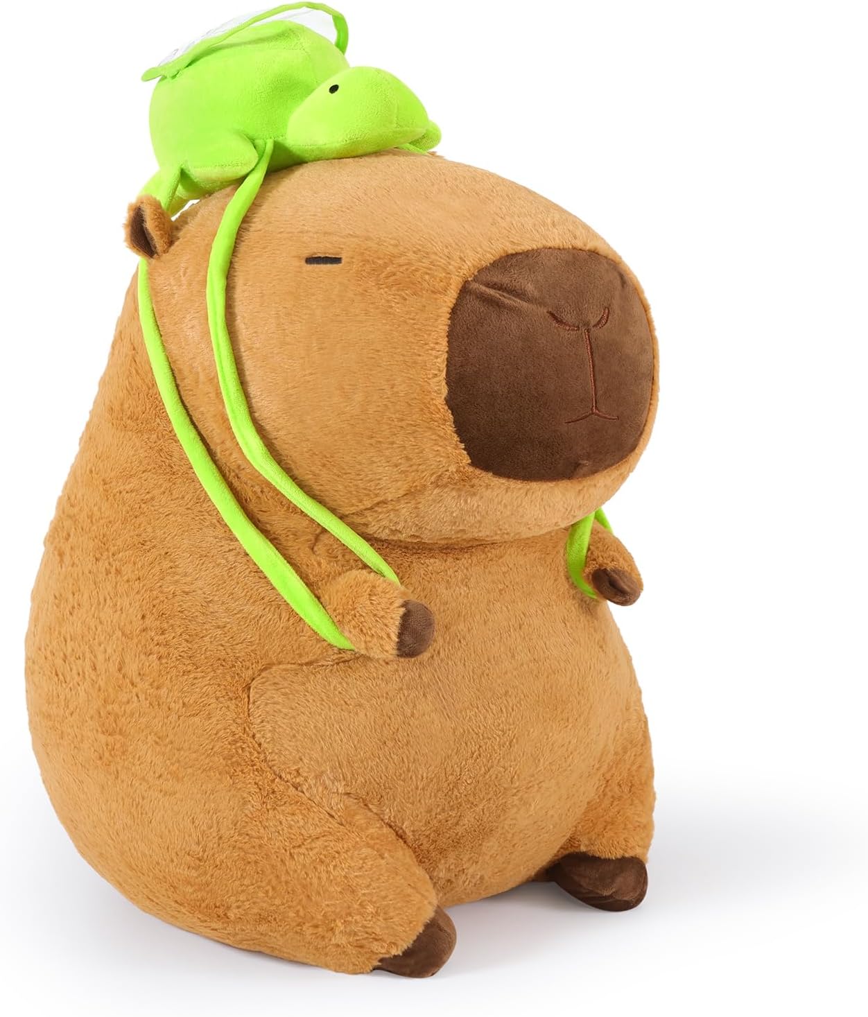 Amazon.com: Ditucu Peluche gigante de Capybara con mochila de tortuga ...