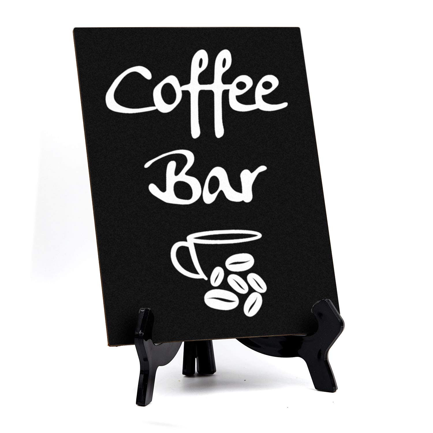 Amazon.com: Signs ByLITA Coffee Bar, Table Sign, 6" x 8" (Black) 1 Pack ...
