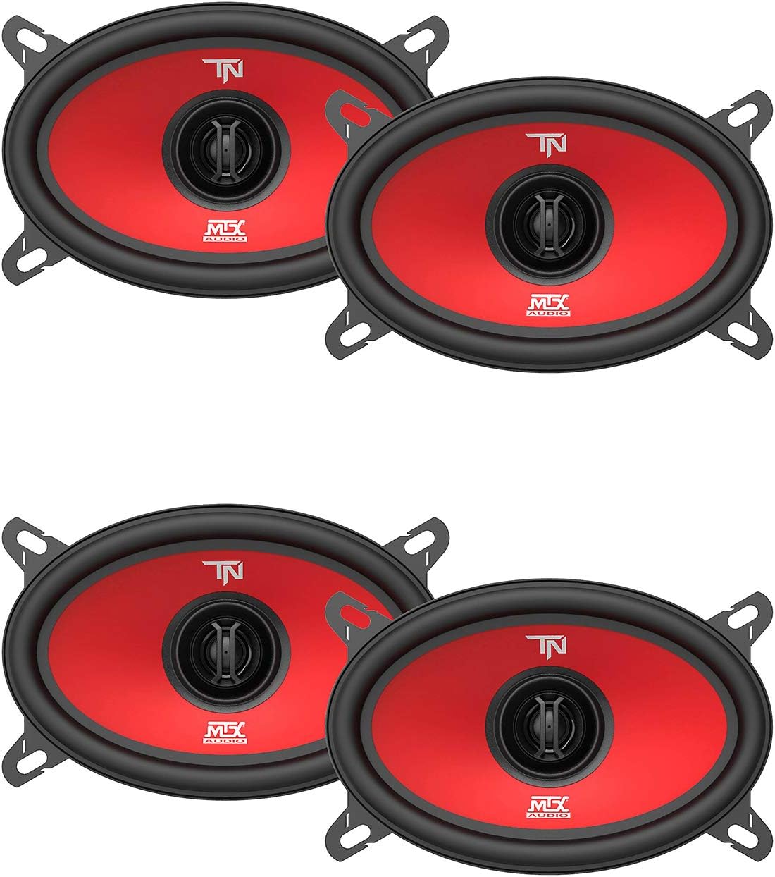 Amazon.com: MTX Terminator46 40 Watt RMS 4 x 6 Inch 2 Way Polypropylene ...
