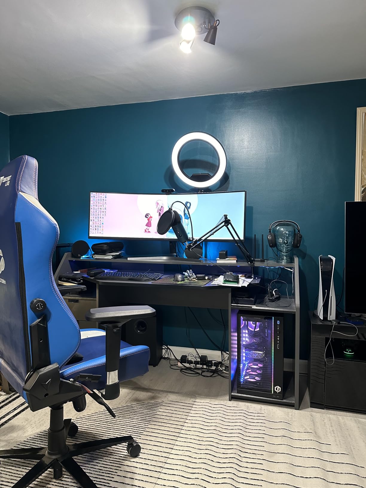 Boom Arm Mic Stand for Blue Yeti, HyperX QuadCast, Yeti Nano, Snowball ...