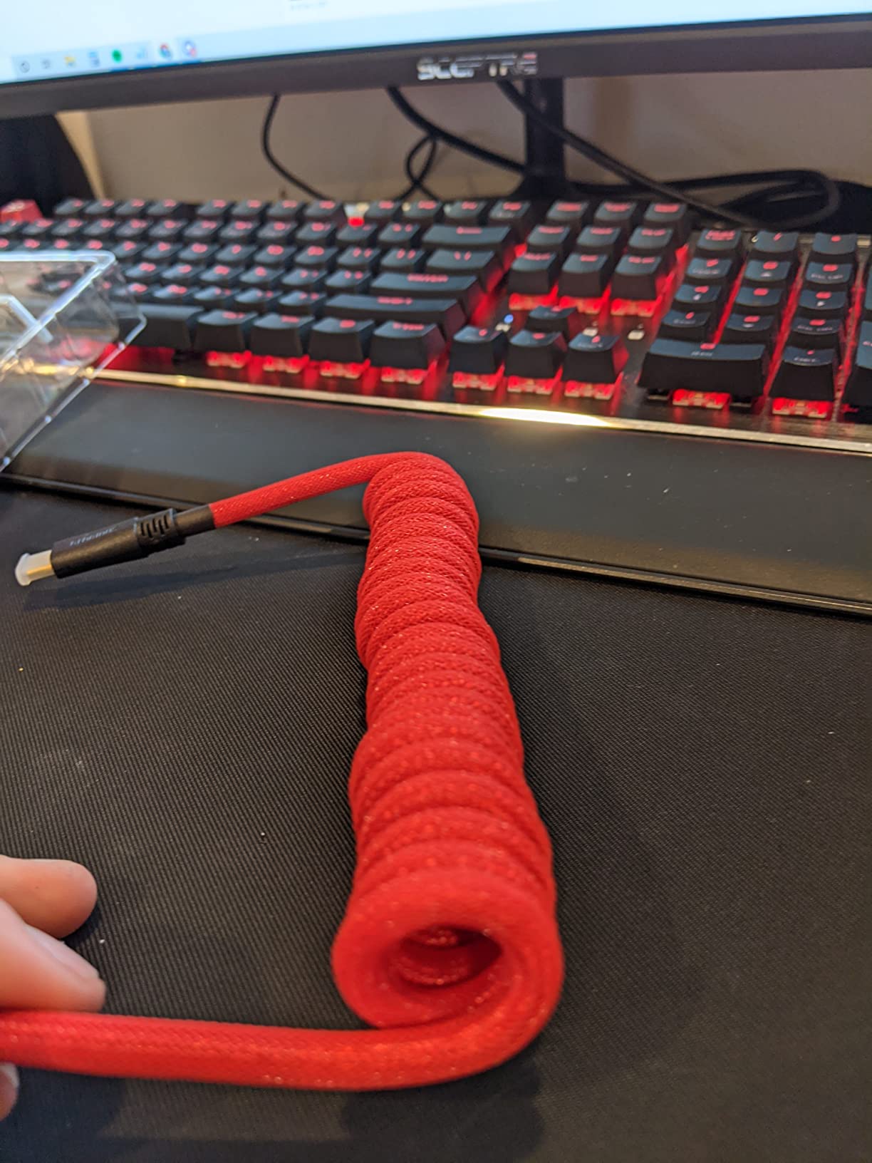 $10/mo - Finance Glorious Coiled Keyboard Cable – Coiled USB C Cable ...