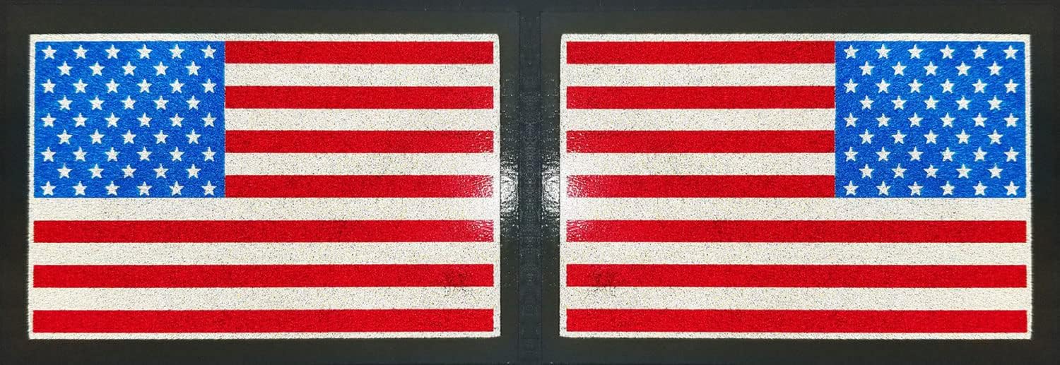 Amazon.com - Reflective US Flag Forward Reverse Decal Kit 2pcs ...
