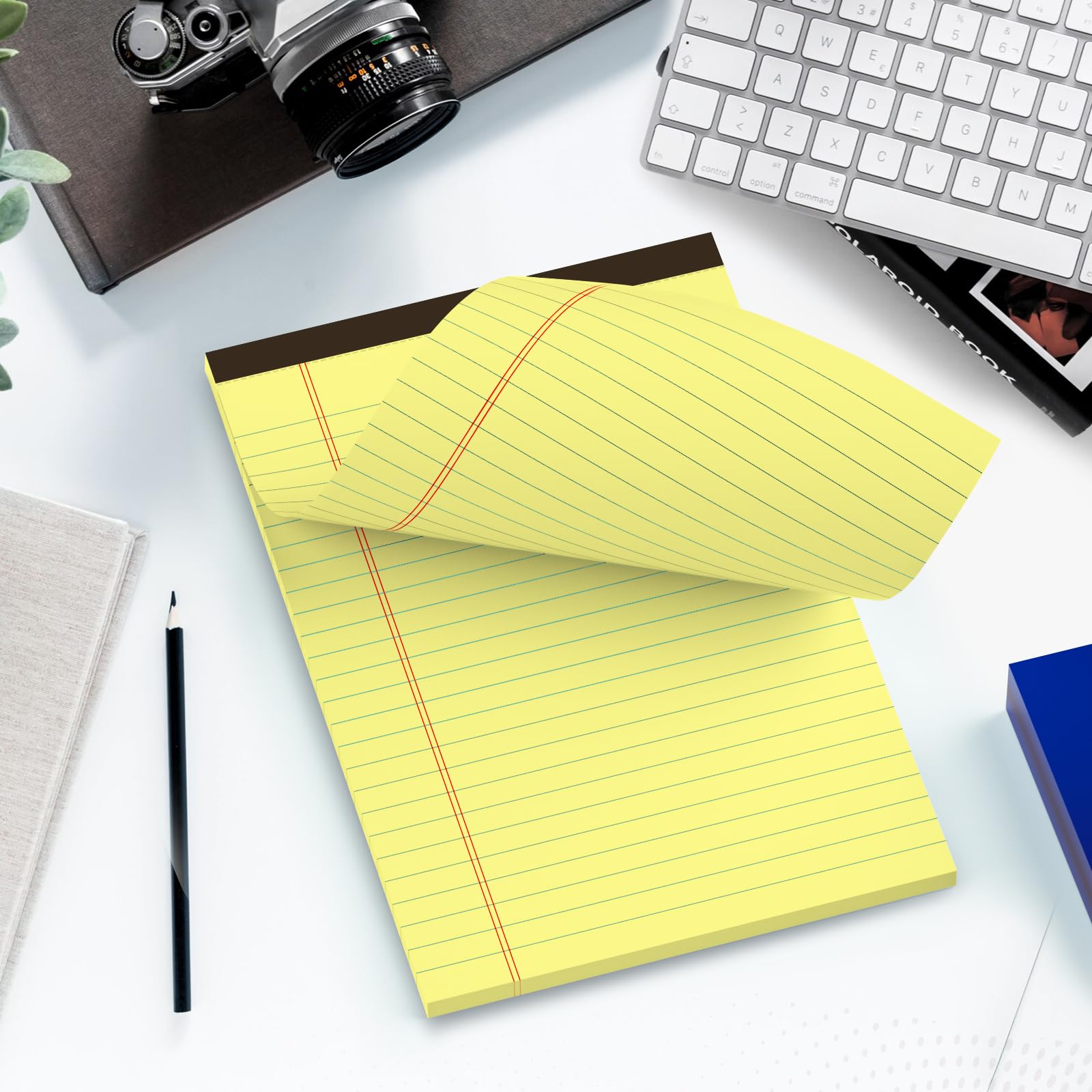 Note Pads 5x8 Inch Notepad College Ruled Legal Pads for Office, 80gsm ...