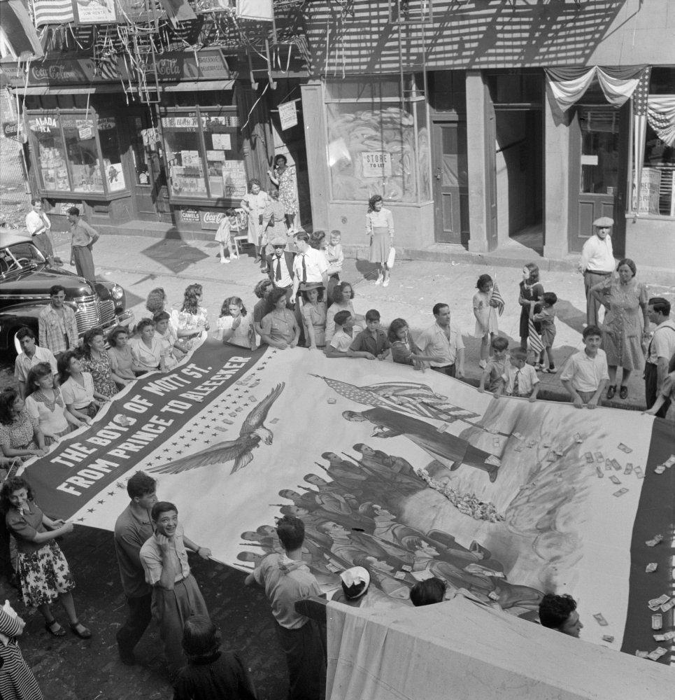 Buy New York Mott Street 1942 Na Flag Raising Ceremony On Mott Street buy-new-york-mott-street-1942-na-flag-raising-ceremony-on-mott-street