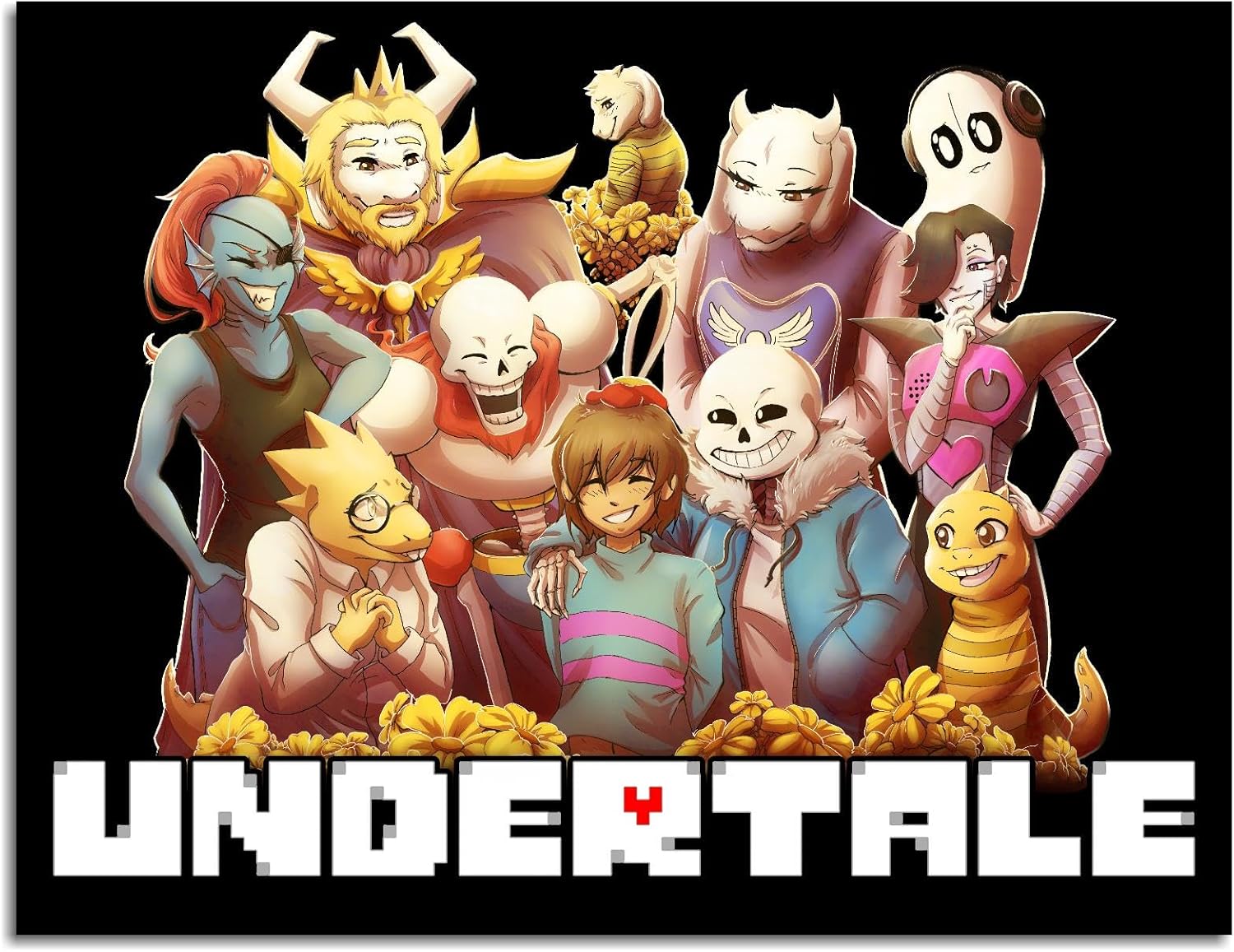 Amazon.com: ASPENWARE Undertale Poster Vintage PC Cartoon Game Poster ...