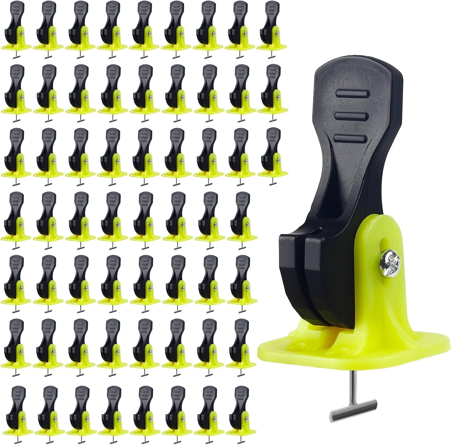 MaxEarn Tile Leveling System Kit with 60 Pcs Reusable Tile Leveler ...