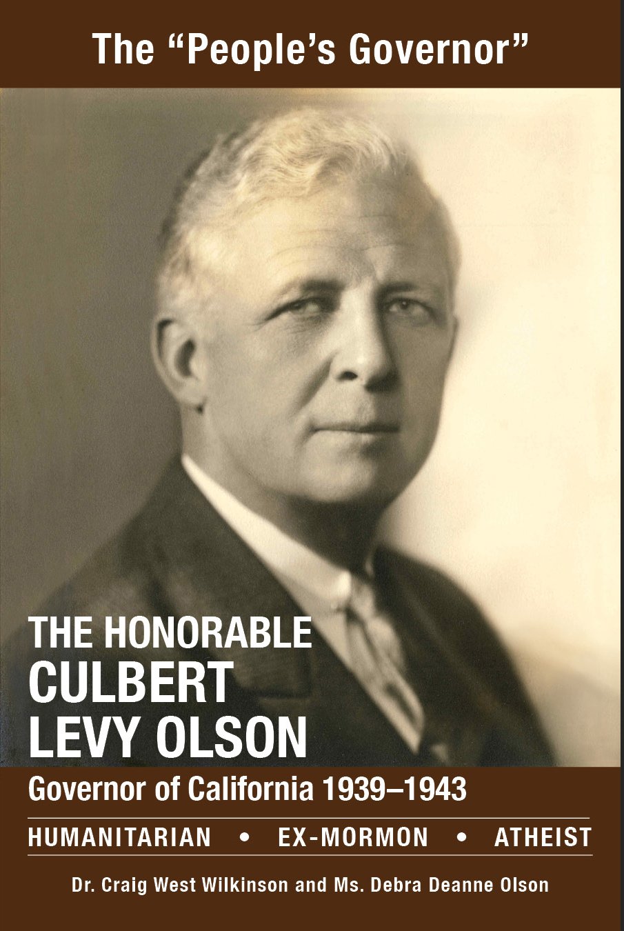 Amazon.com: The Honorable Culbert Levy Olson: Governor of California ...