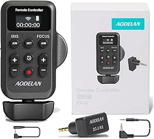 Amazon.com : Wireless Camcorder Lanc Zoom Controller, Wired Remote Control with 2.5mm Jack Cable ...