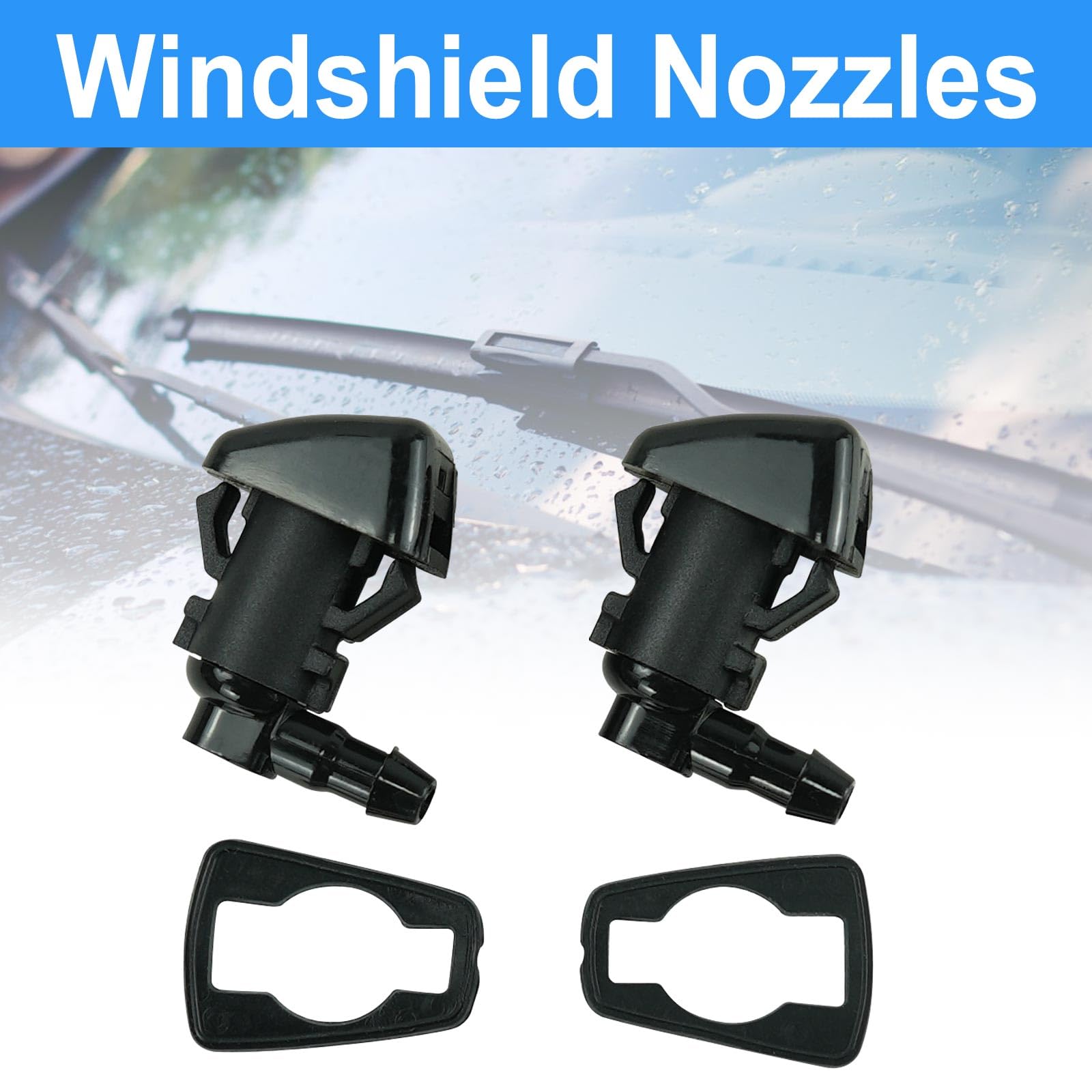 Snapklik.com : Gradora Windshield Washer Hose Jet Nozzles Kit ...