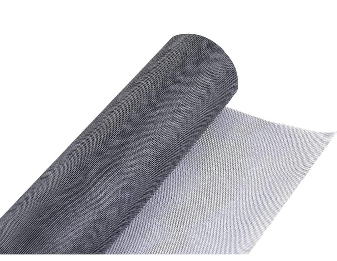 SPbyit - Fiberglass Windows Mosquito Mesh Insect Net (Color: Zet Black ...