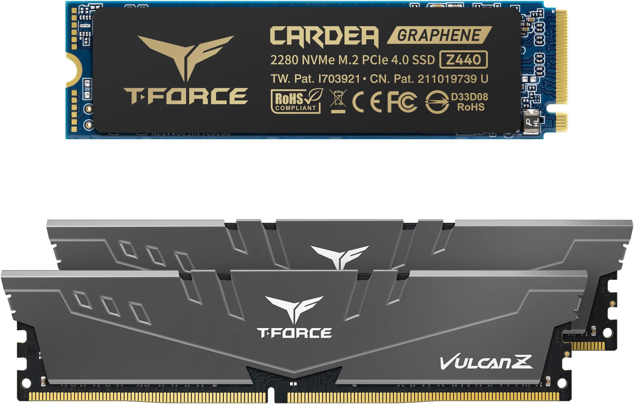 TEAMGROUP T-Force Vulcan Z DDR4 16GB Kit (2x8GB) 3200MHz (PC4-25600 ...