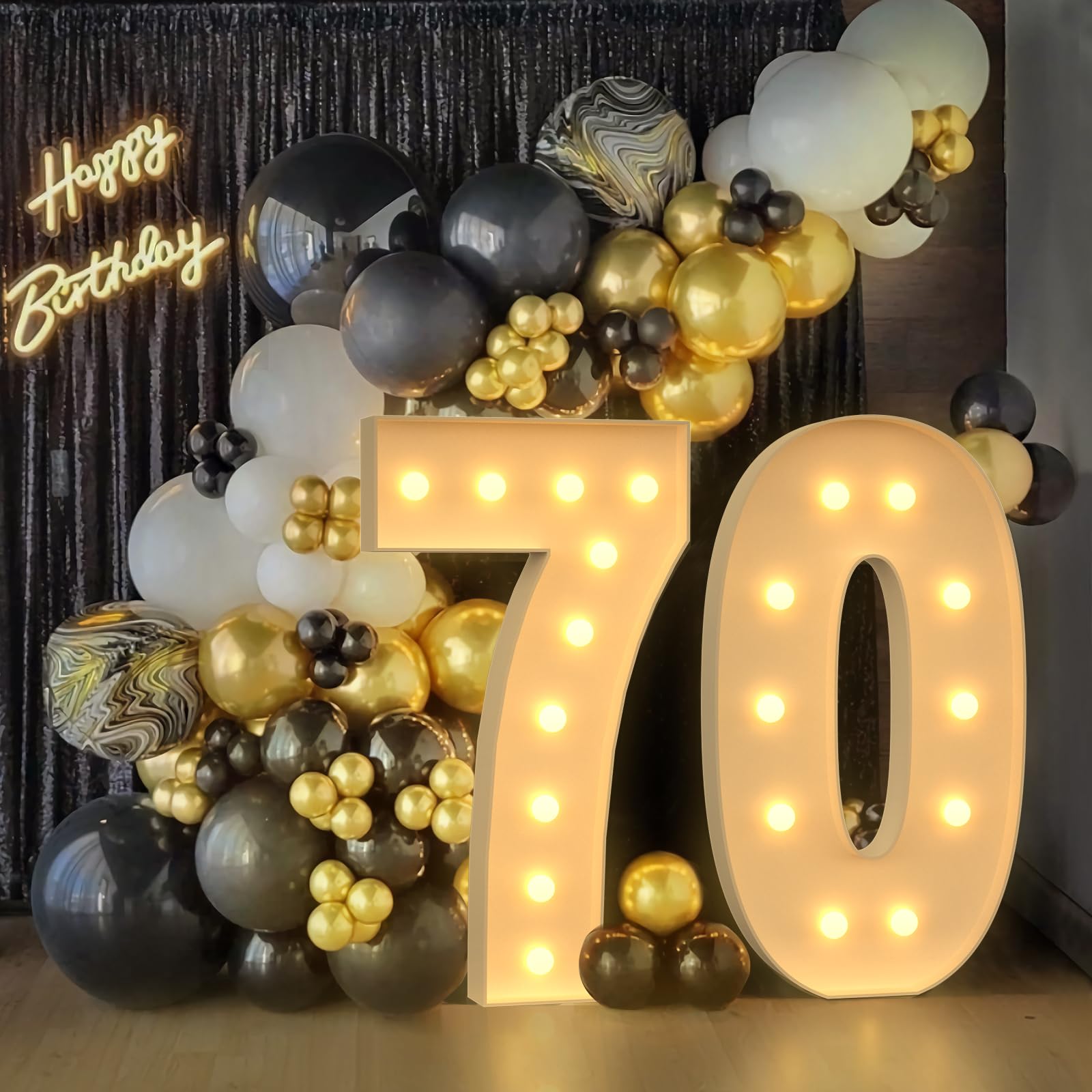 Snapklik.com : 4FT Marquee Light Up Numbers, Large Marquee Numbers For ...
