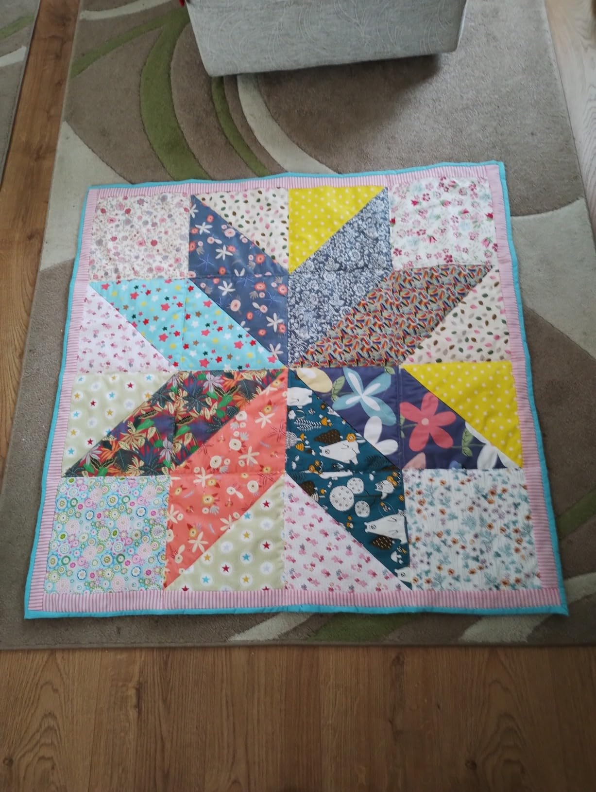 Cotton Cloth Patchwork Squares DIY Fabric Packet for Sewing with a ...