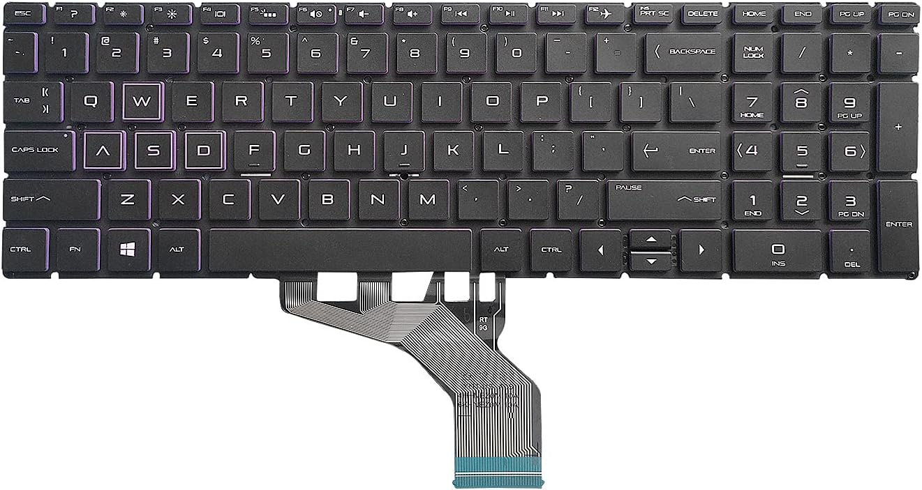 Amazon.com: ANTWELON Replacement Laptop Keyboard Backlit for HP ...