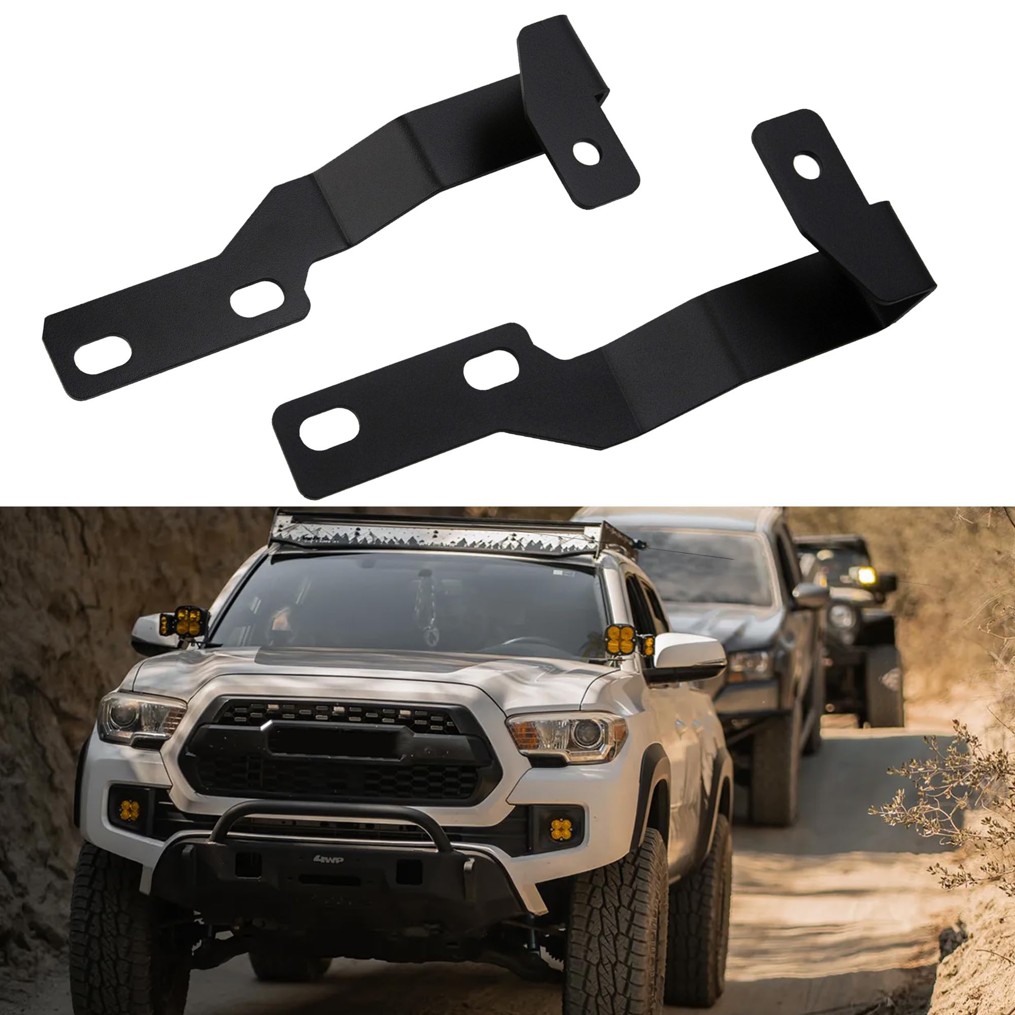 Snapklik.com : Ditch Hood Light Bracket Mount For 2005-2015 Toyota ...