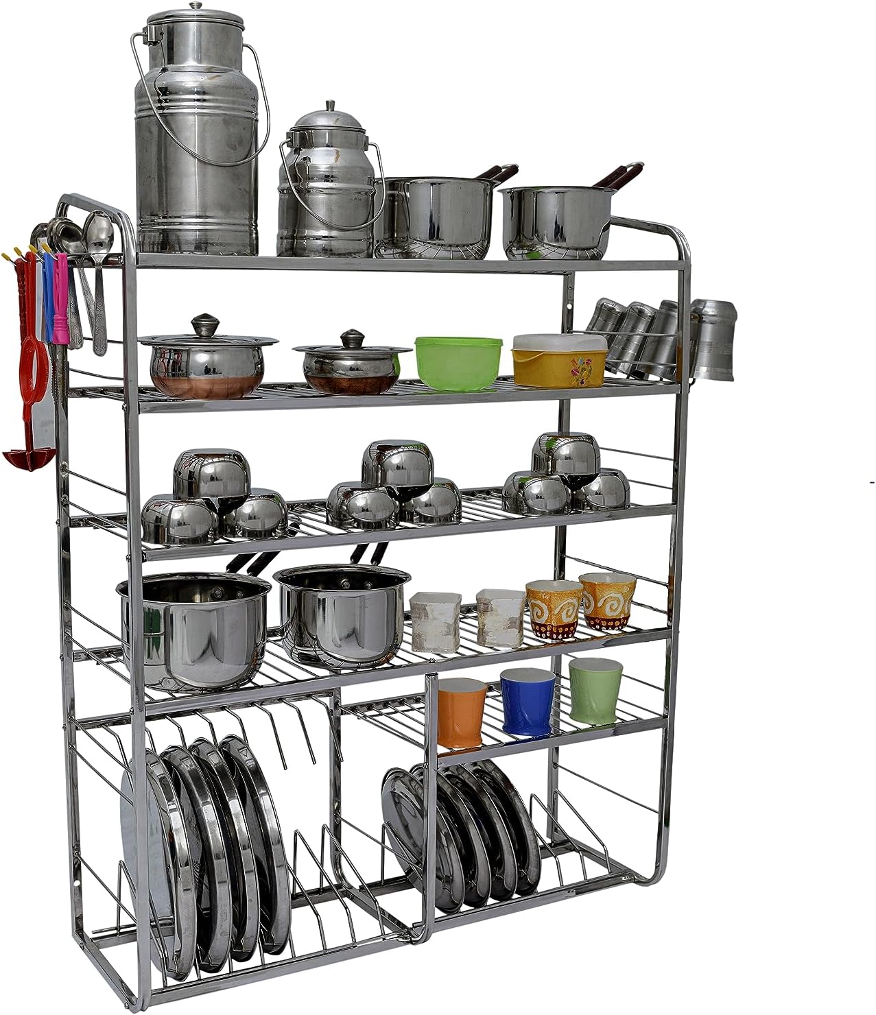 NAVUM ROSHANI Kitchen Stand, Bartan Stand Stainless Steel Kitchen Rack ...