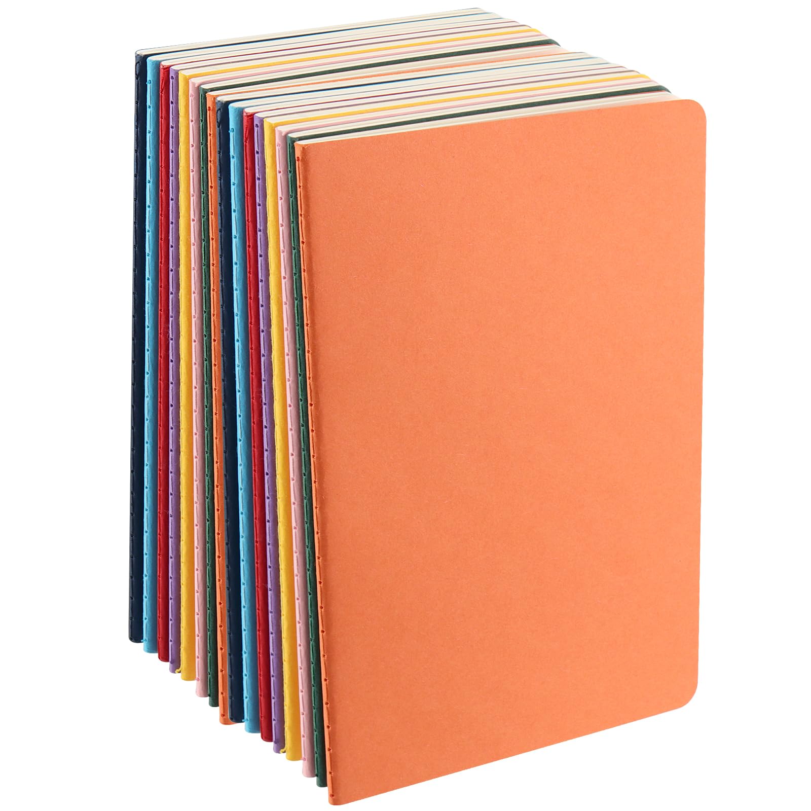 PINGEUI 16 Pack A5 Lined Notebook Multipack, A5 Notebook 60 Pages Kraft ...