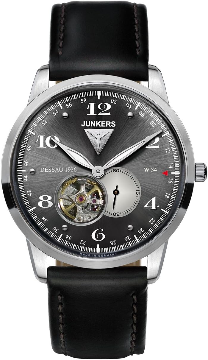 Junkers Reloj Analógico Automático para Hombre con Correa de Piel ...