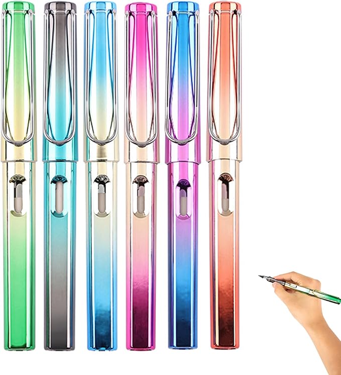 6Pcs Eternal Infinity Pencil - Endless Writing Drawing Sketching for ...