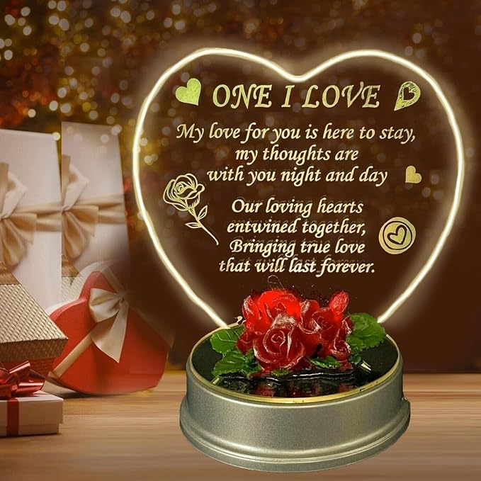 SAFRI Led Lights One I Love Gift Ideal for Girlfriend Boyfriend Husband ...